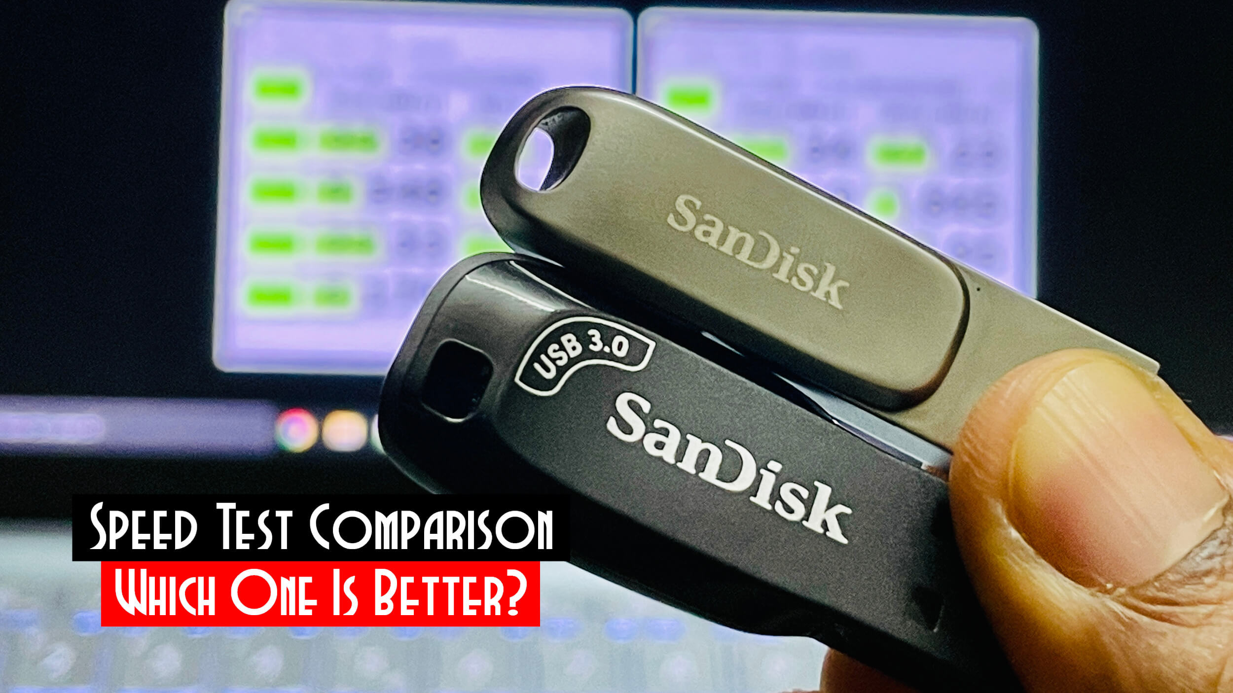 Speed Test - SanDisk Ultra Shift Vs SanDisk Ultra Dual Drive Luxe Type ...