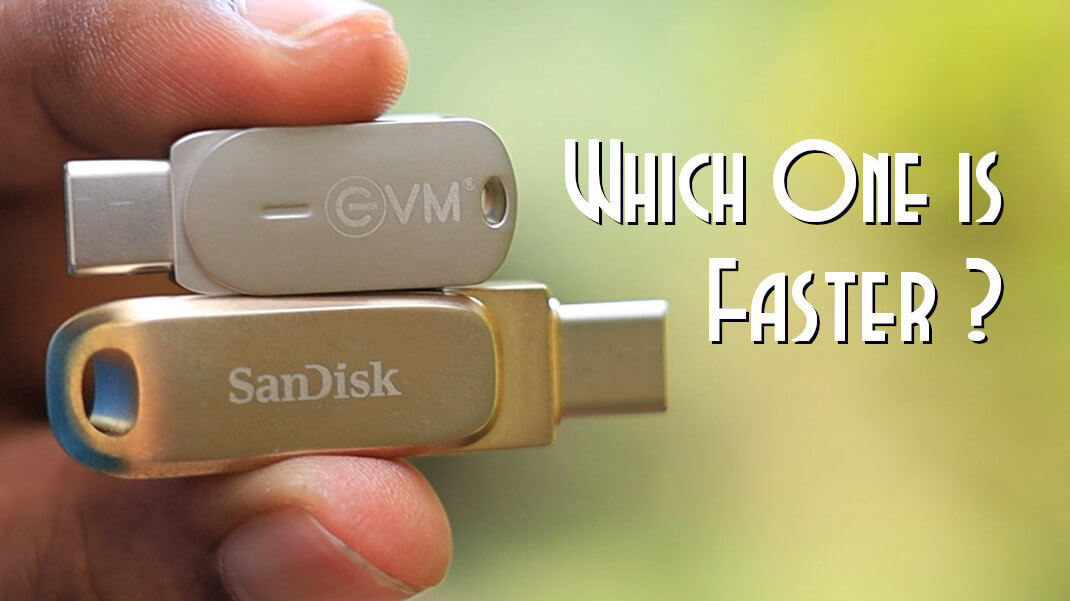 Speed Test - EVM Elite Nano vs SanDisk Dual Drive Luxe GOLD | Which one ...